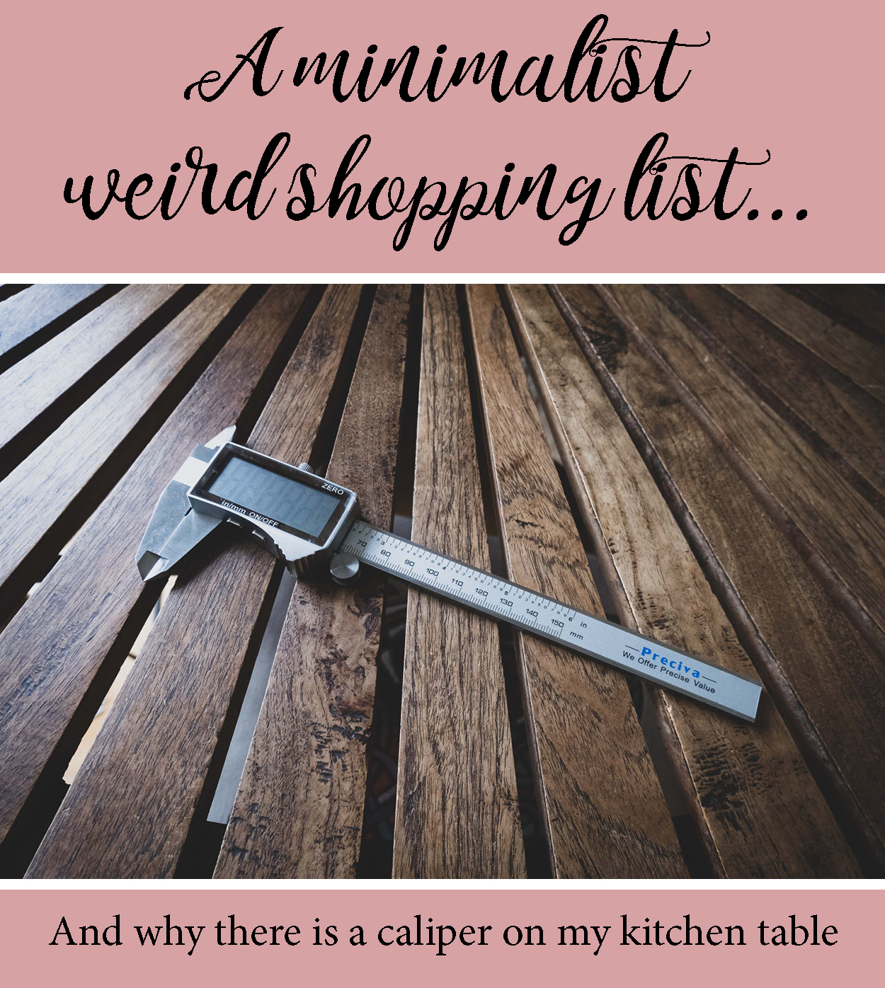 The random things I bought this year: a minimalist weird shopping list ...