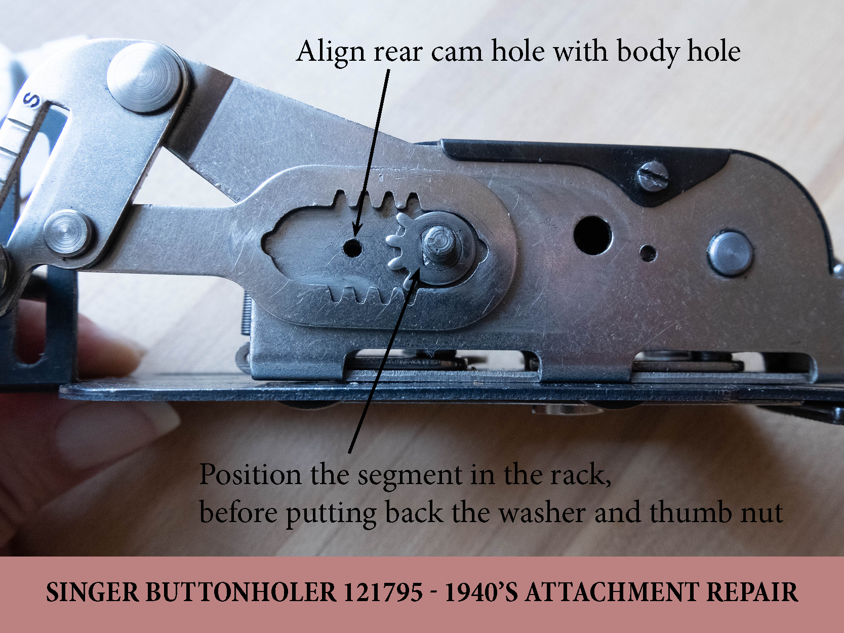 Repairing a Singer Buttonholer from the 1940’s | Beautiful Things