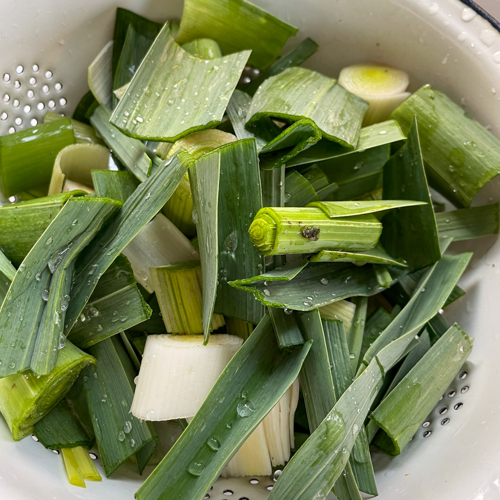 Simple, quick and vegan leeks recipe | Beautiful Things